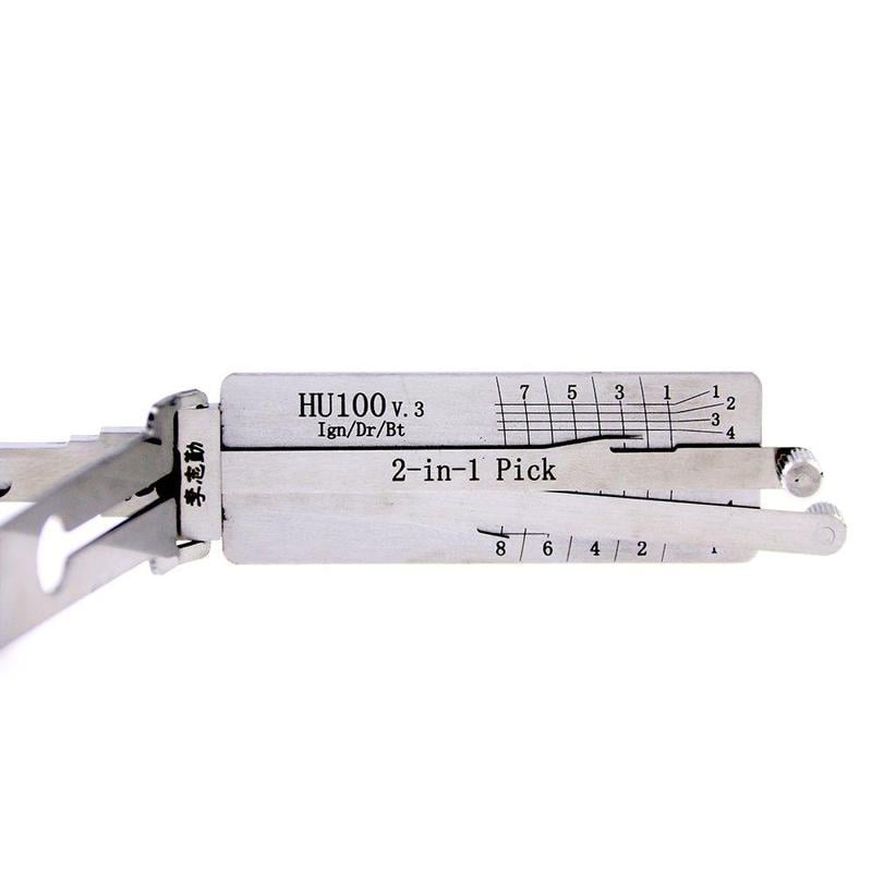 Lishi HU100 Lock Pick 2 in 1 Decoder and Pick – Handmadeprom.com