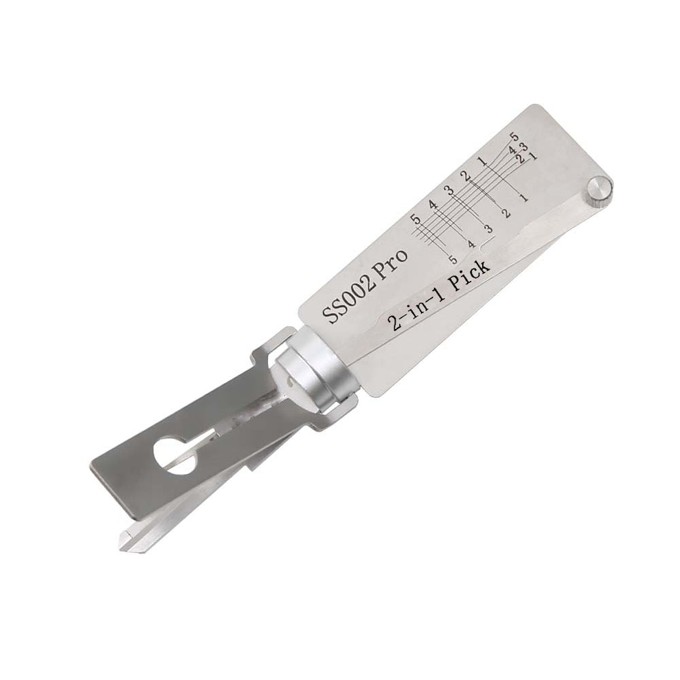 Lishi Style SS002 Pro 2 in 1 Lock Pick Tool and Decoder for S-Groove D ...
