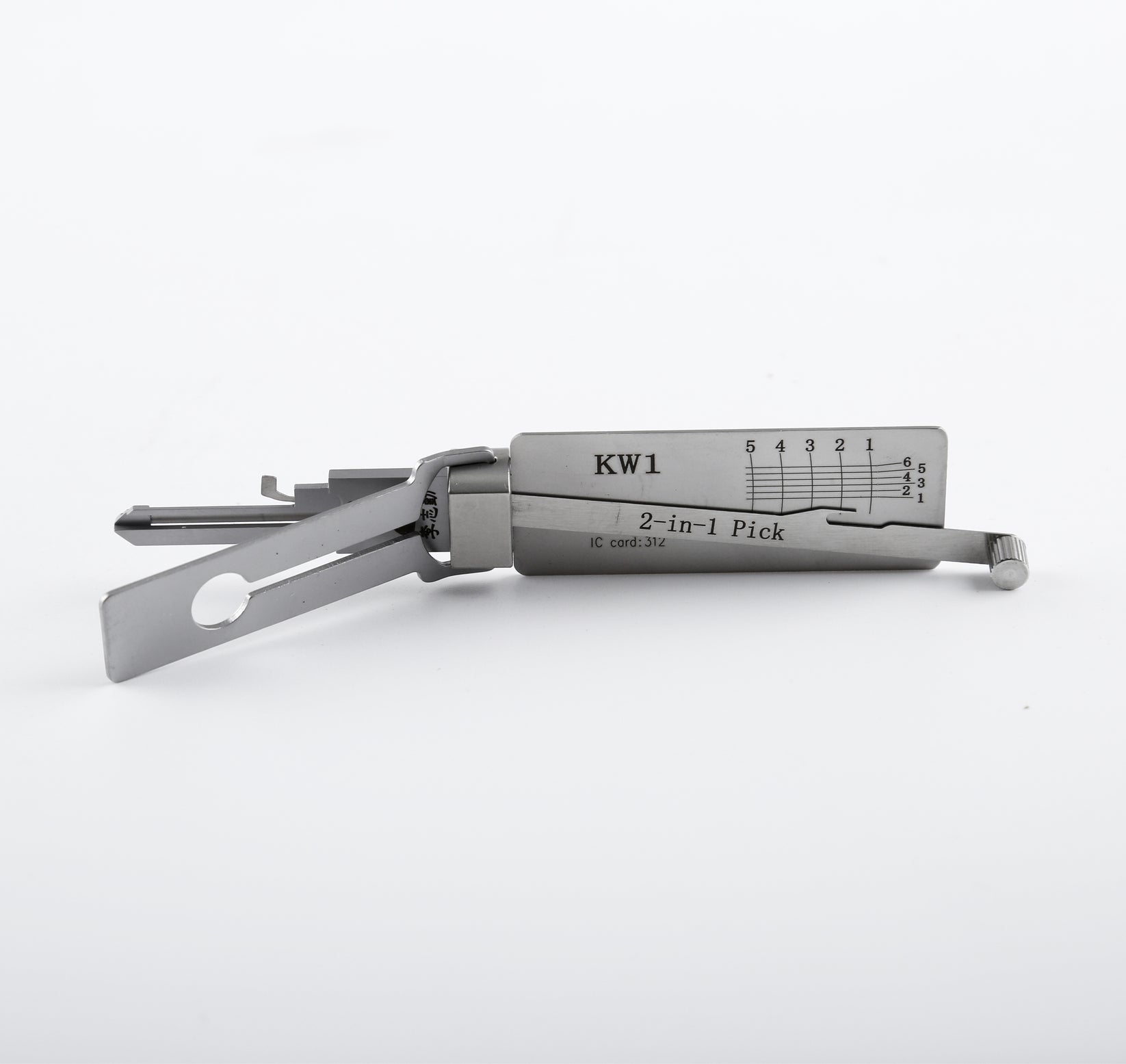 Original Lishi KW1 Lock Pick 2-in-1 Pick for 5-Pin Kwikset Keyway ...