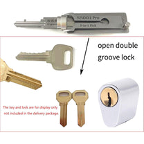 Original Lishi SS001 Pro Lock Pick 2 in 1 Decoder Tool for Double-Groo ...