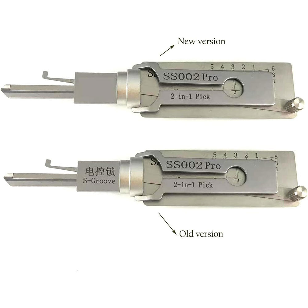 Lishi Style SS002 Pro 2 in 1 Lock Pick Tool and Decoder for S-Groove D ...