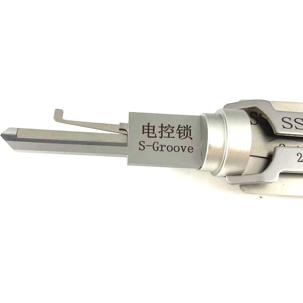 Lishi Style SS002 Pro 2 in 1 Lock Pick Tool and Decoder for S-Groove D ...
